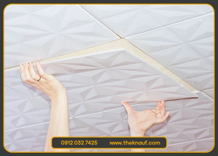 آشنایی با انواع تایل گچی و کاربردهای آن در طراحی داخلی و نمای خارجی